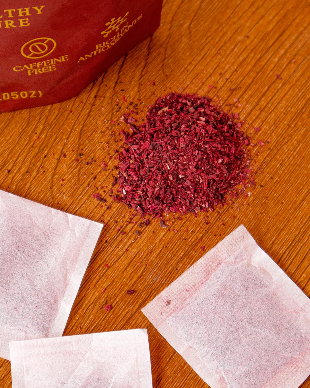 Delicious hibiscus tea bags for iced tea