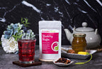 delicious hibiscus tea for brewing