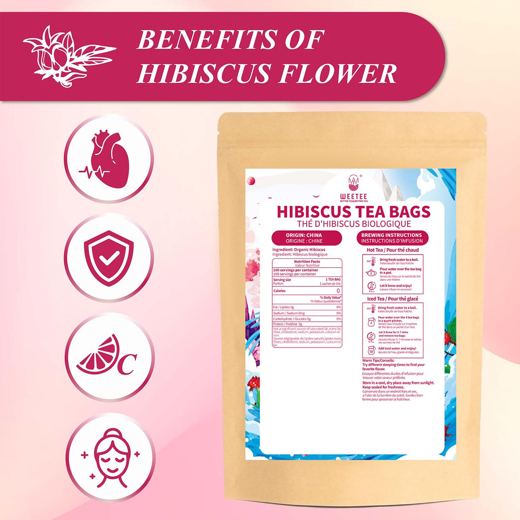 delicious hibiscus tea for iced drinks