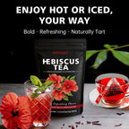 delicious hibiscus tea for iced drinks