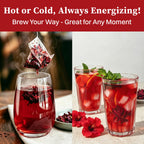 delicious hibiscus tea for relaxation