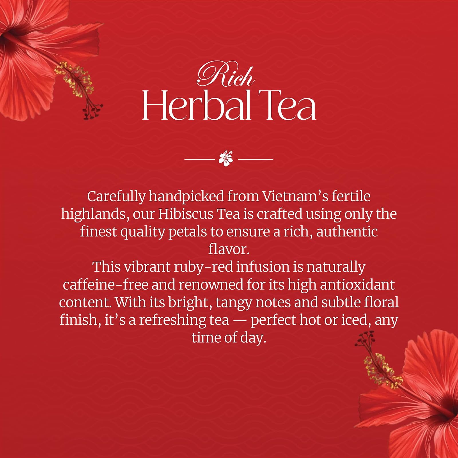 delicious hibiscus tea for wellness