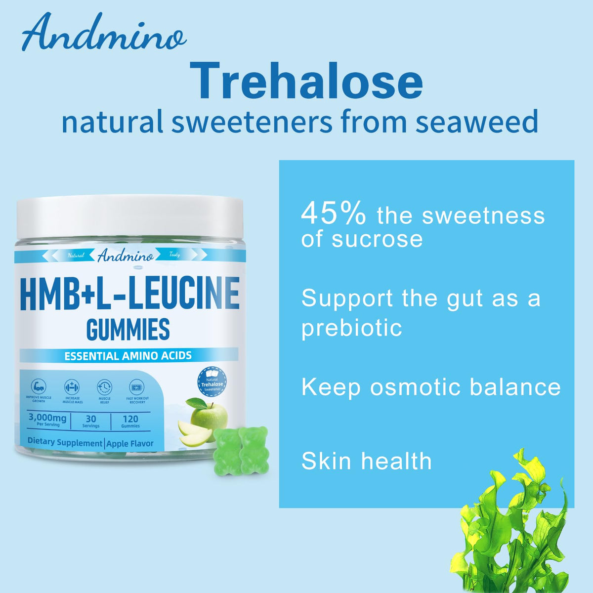 Delicious HMB gummies for fitness enthusiasts