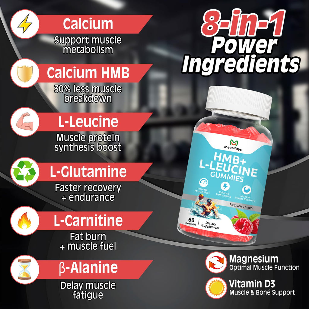 Delicious HMB gummies for fitness enthusiasts