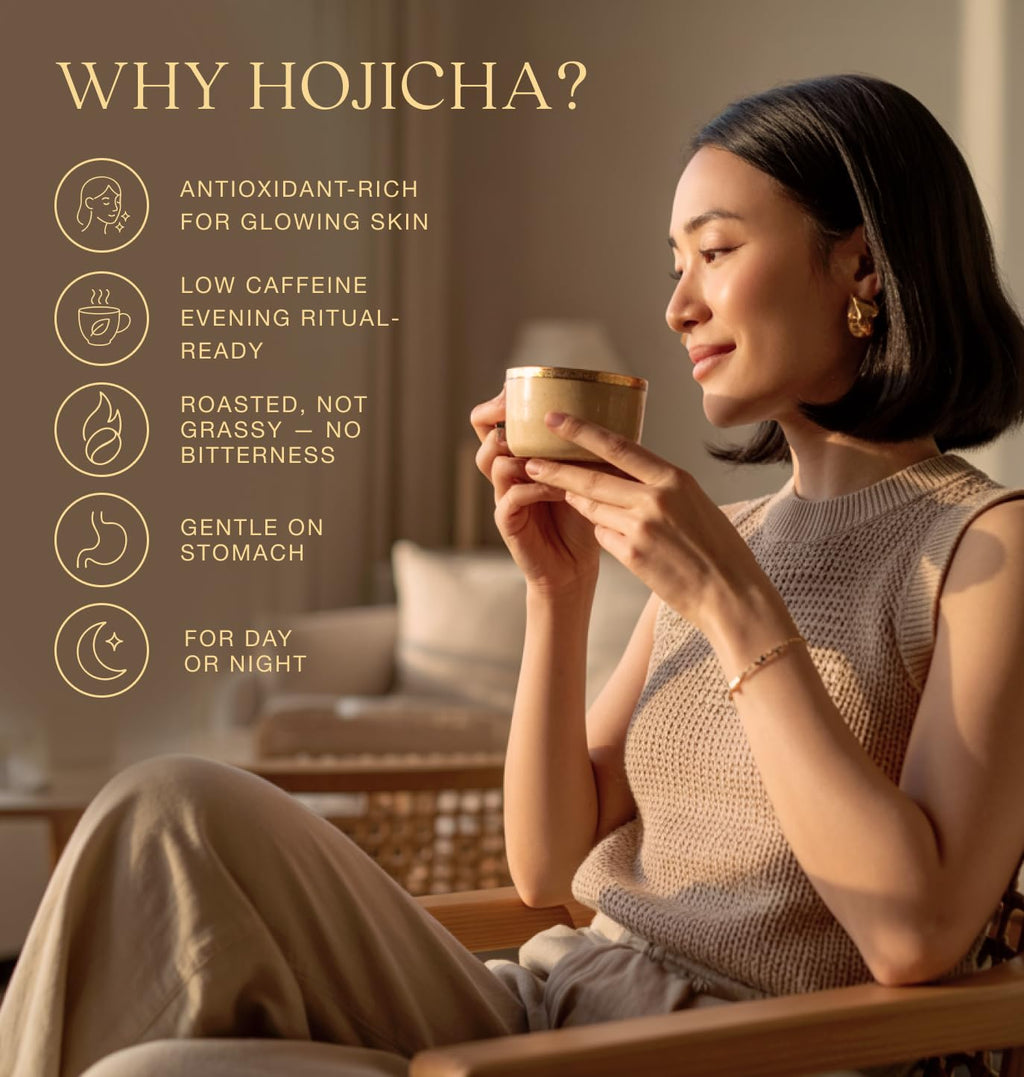 Delicious Hojicha powder for lattes