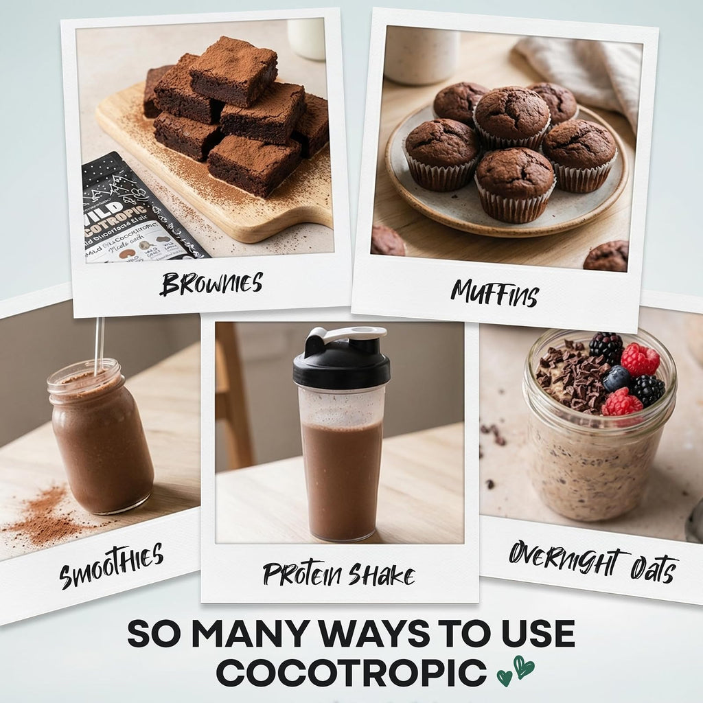 delicious hot cocoa with adaptogens
