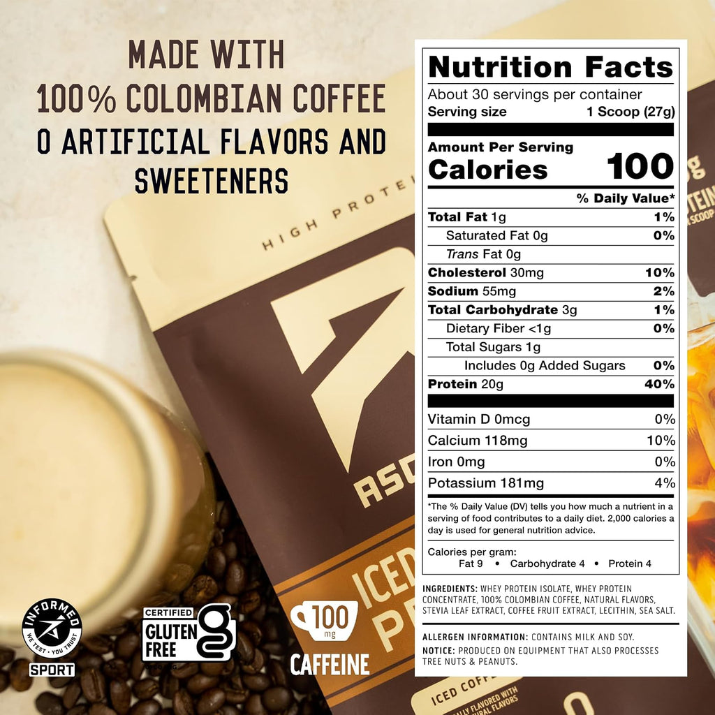 delicious iced coffee protein drink