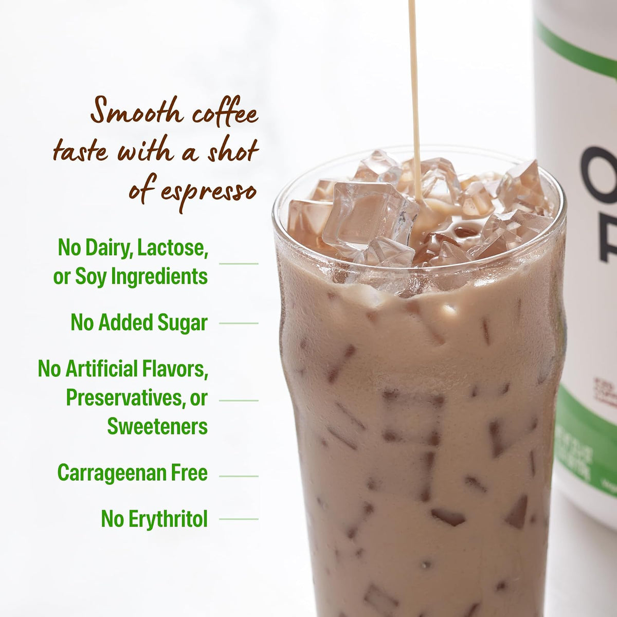 delicious iced coffee protein shake