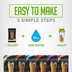 delicious iced coffee with protein