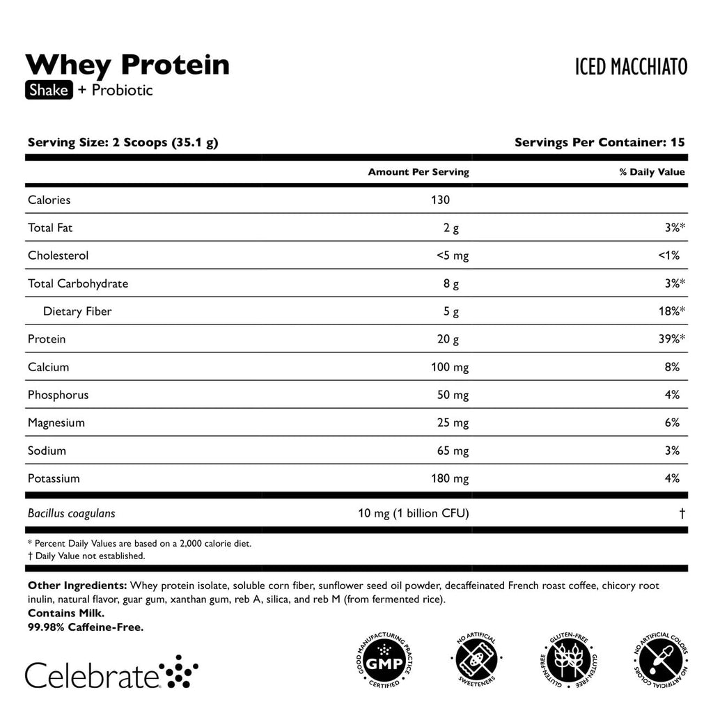 delicious iced macchiato whey protein