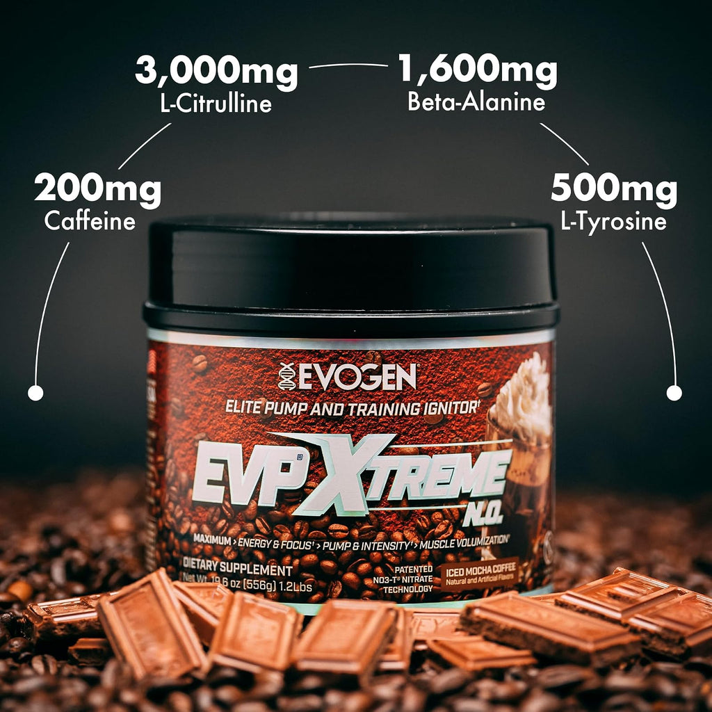 delicious iced mocha pre-workout drink
