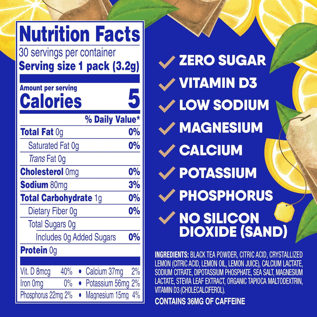 delicious iced tea lemonade hydration solution