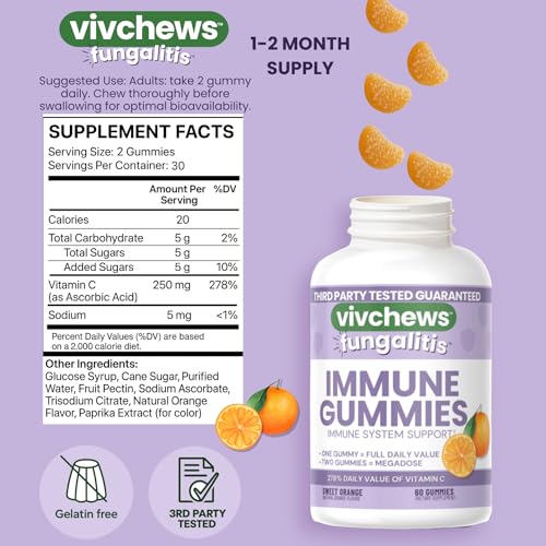 Delicious immune boosting gummies