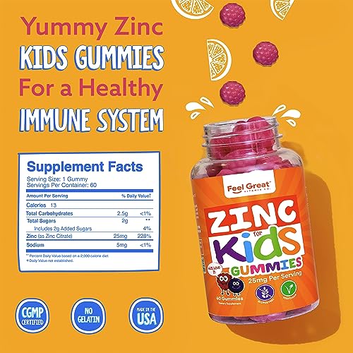 Delicious immune support zinc gummies
