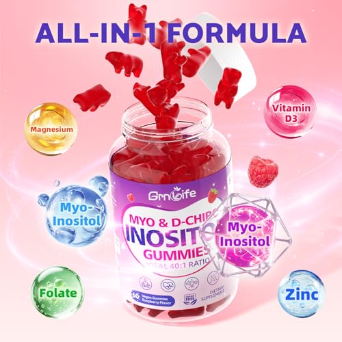 Delicious inositol gummies for daily use