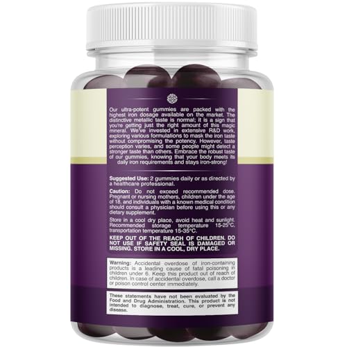 delicious iron gummies for adults