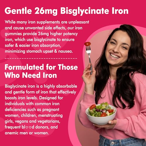 delicious iron gummies for adults