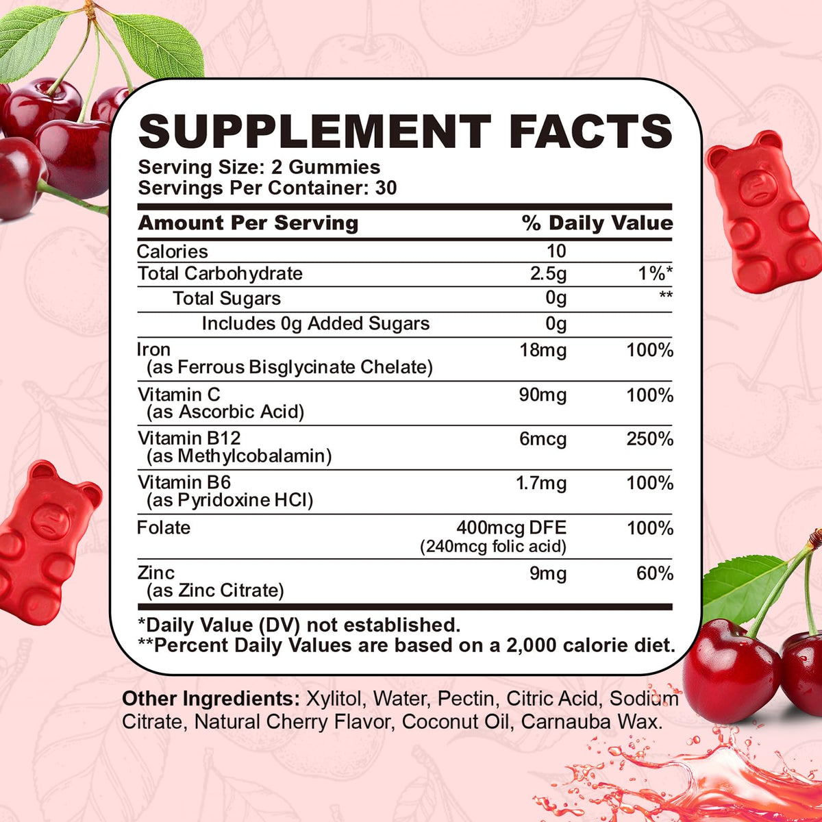 Delicious iron gummies for better absorption