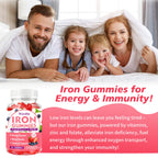 Delicious iron gummies for health