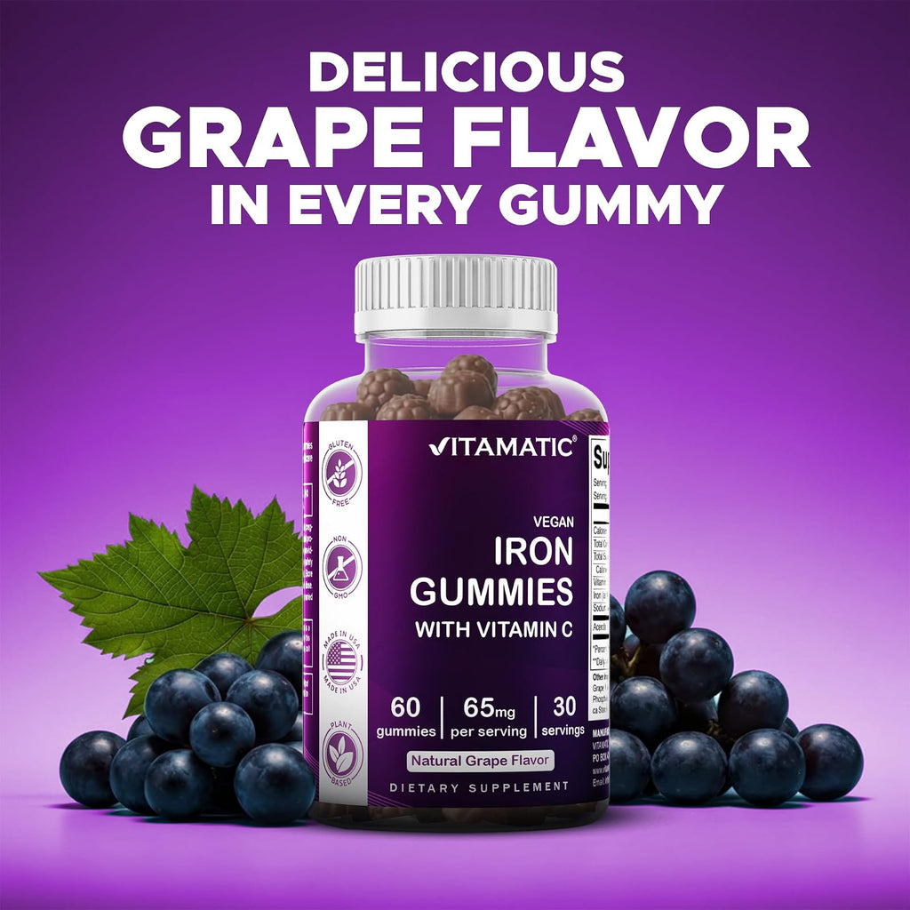 Delicious iron gummies for immune support