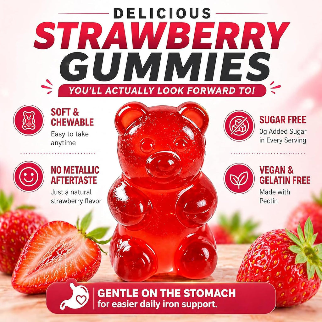 delicious iron gummies for kids