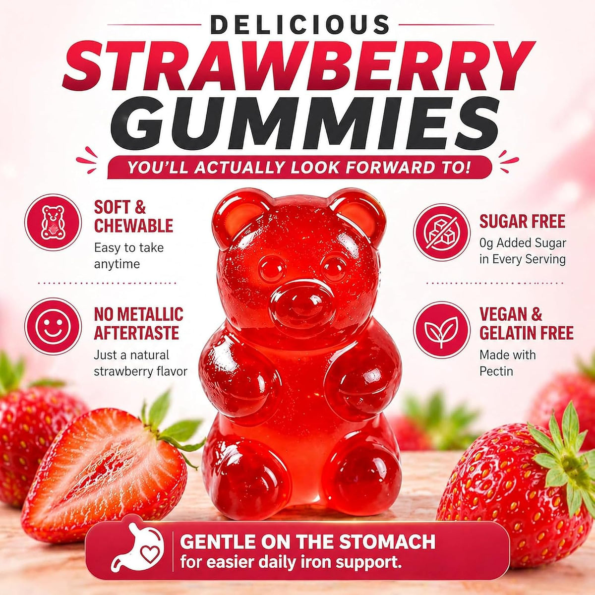 delicious iron gummies for kids