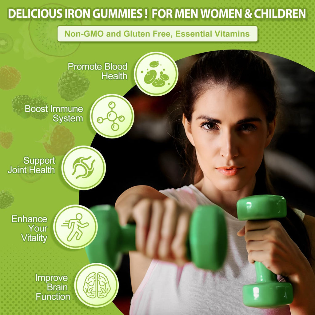 delicious iron gummies for vitality
