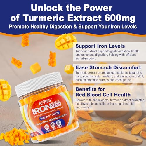 delicious iron gummies with no aftertaste