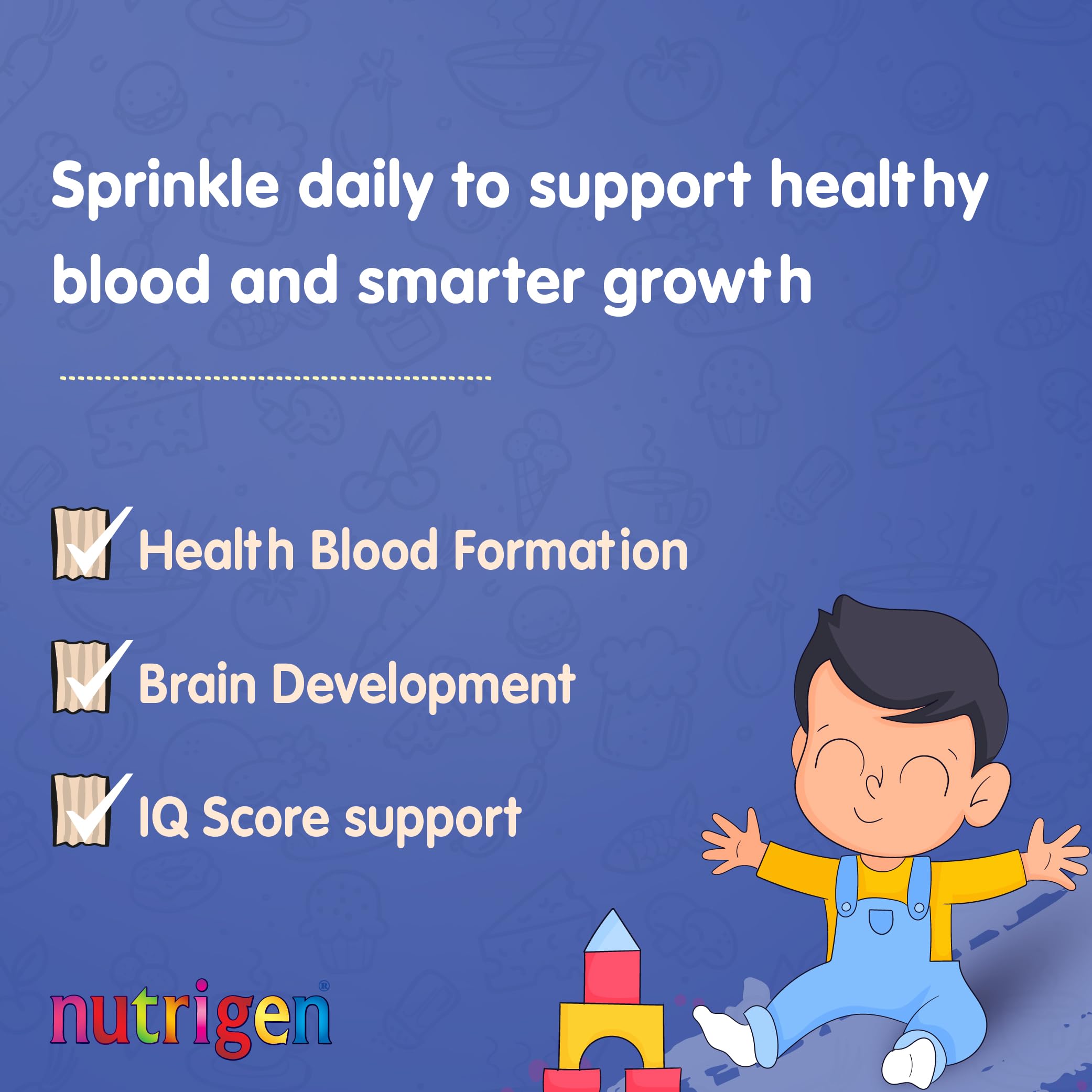 Delicious iron sprinkles for picky eaters