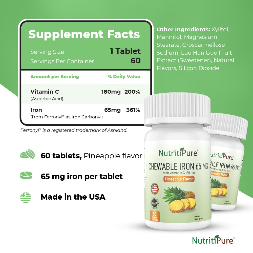 delicious iron supplement for adults