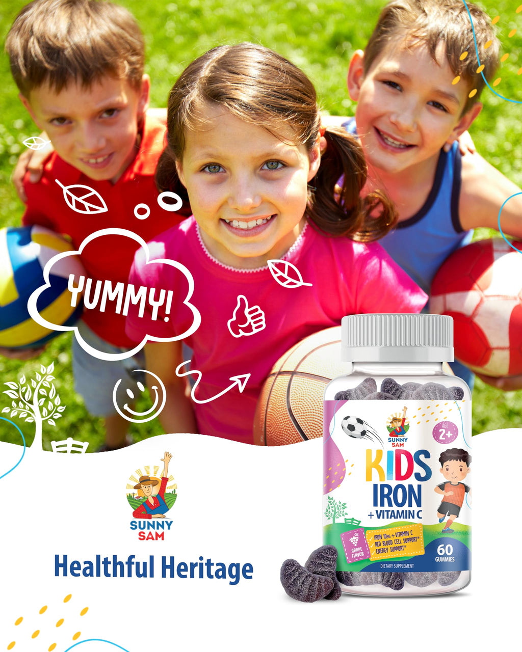 Delicious iron supplement for kids