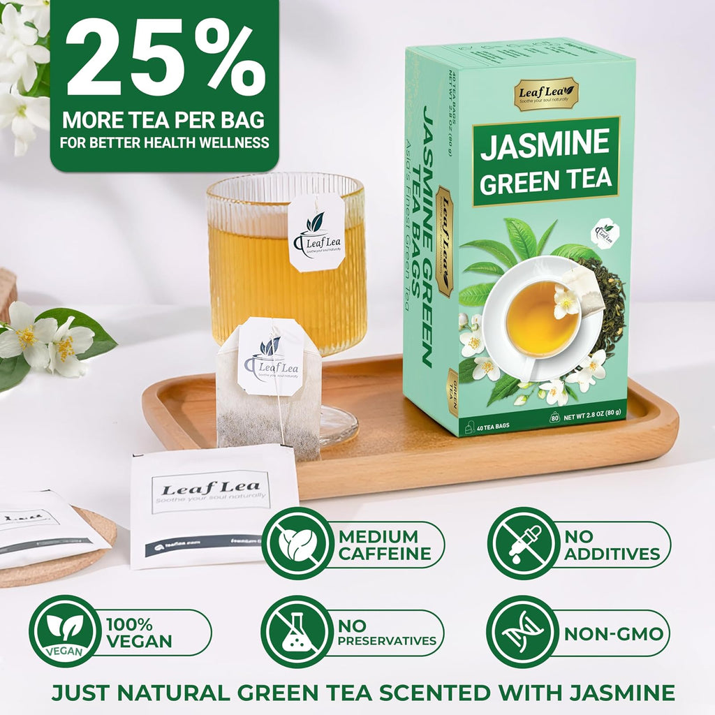 delicious jasmine green tea infusion