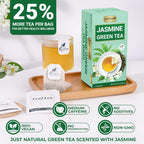 delicious jasmine green tea infusion