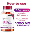 Delicious keto-friendly gummy supplements