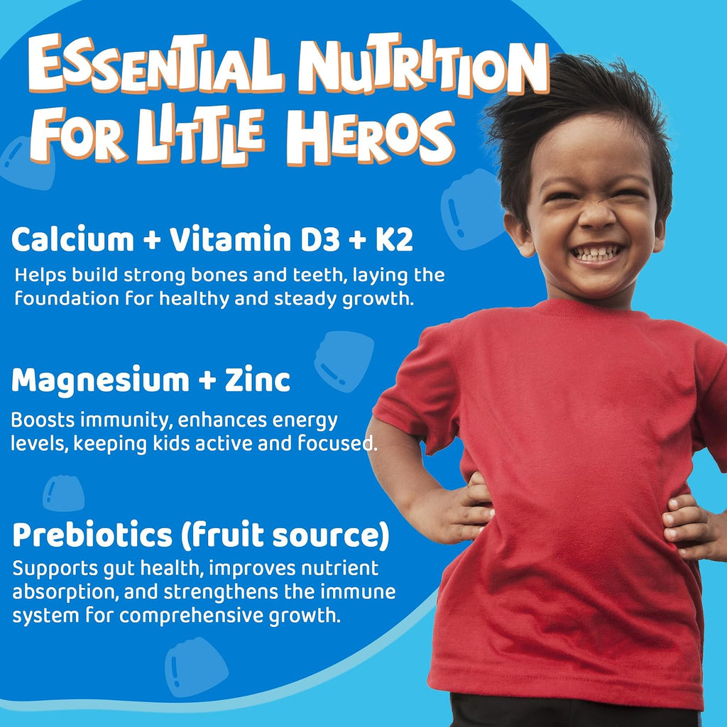 delicious kids calcium gummies 120 count