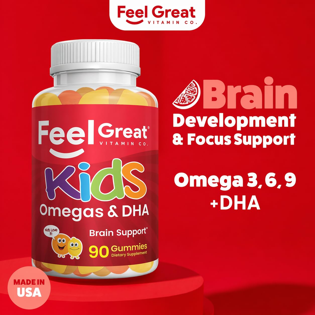 Delicious kids gummies with essential nutrients