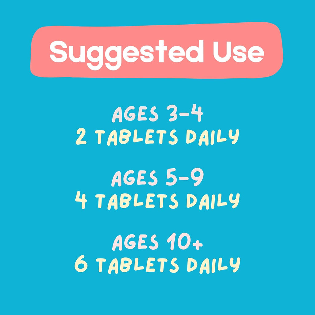 delicious kids immune support tablets