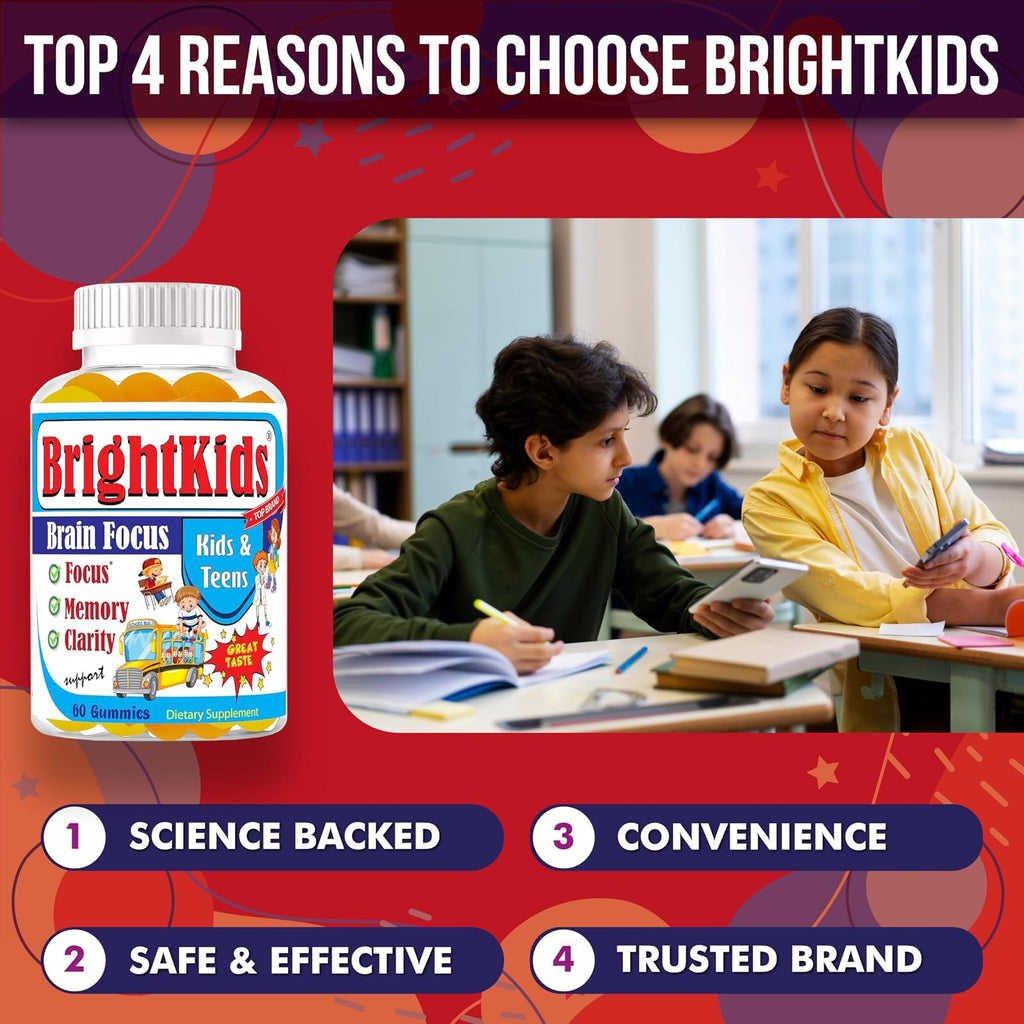 Delicious kids vitamins for brain health