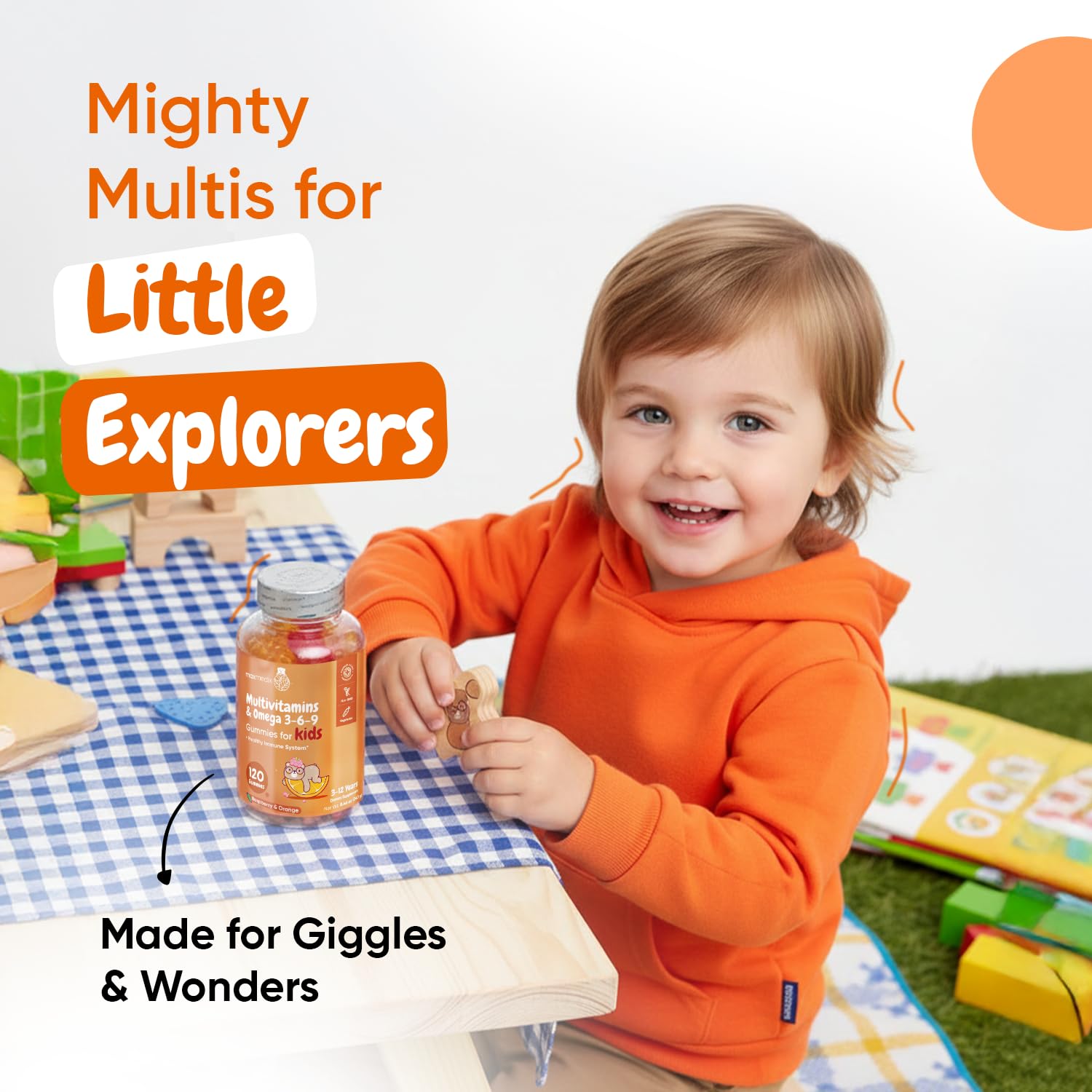 Delicious kids vitamins for healthy growth