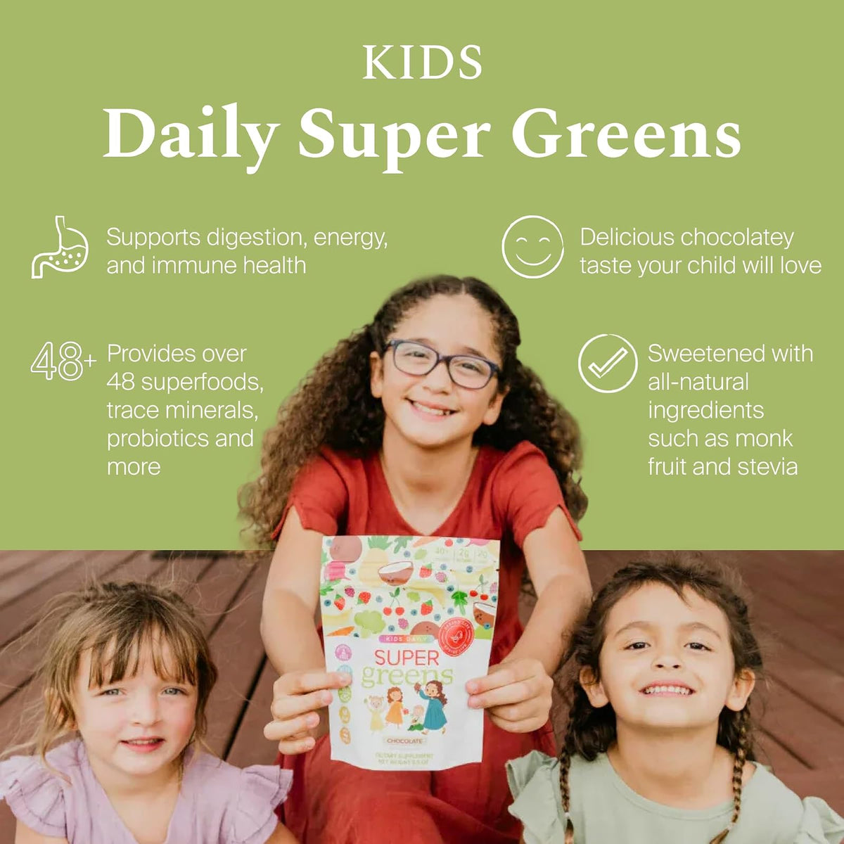 delicious kids vitamins in chocolate