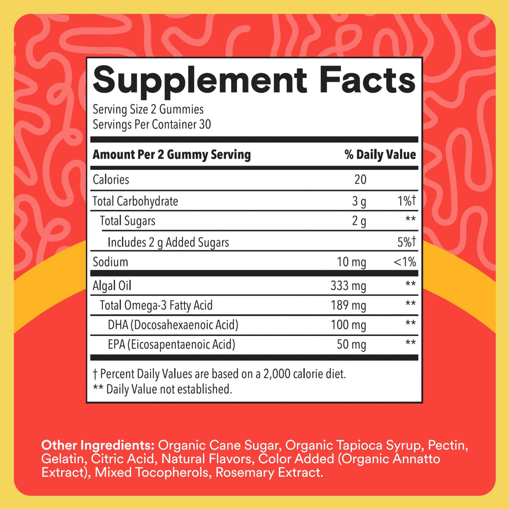 Delicious kids vitamins with Omega-3