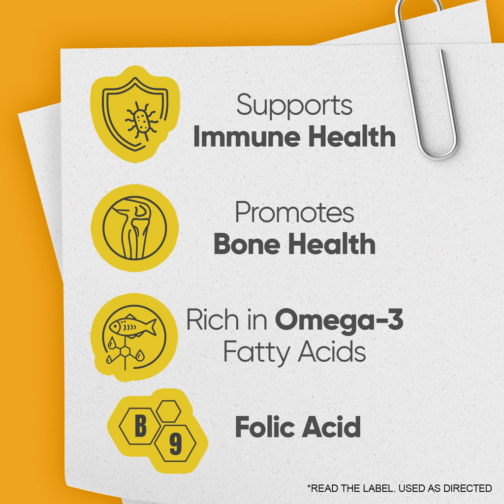 Delicious kids vitamins with omega 3