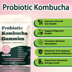 Delicious kombucha gummies for digestion