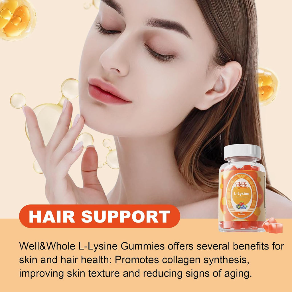 delicious l-lysine gummies for daily use