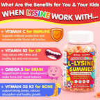 delicious l-lysine gummies for health
