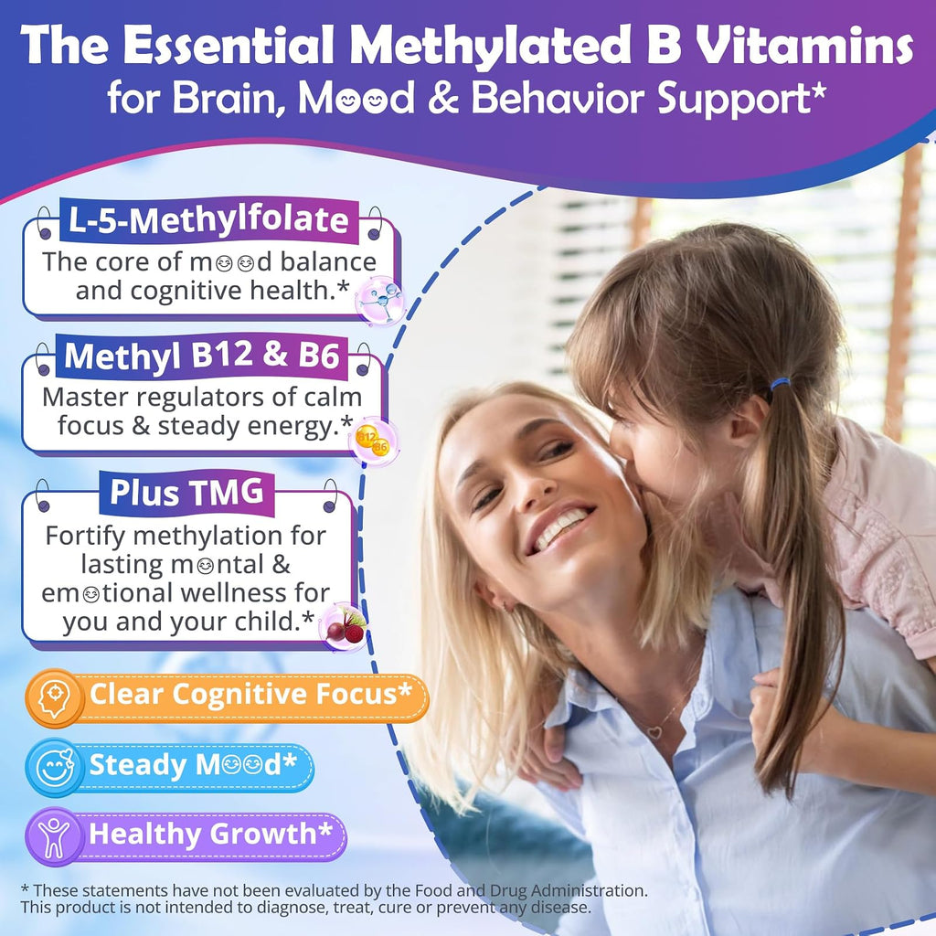 Delicious L-Methylfolate gummies for daily use