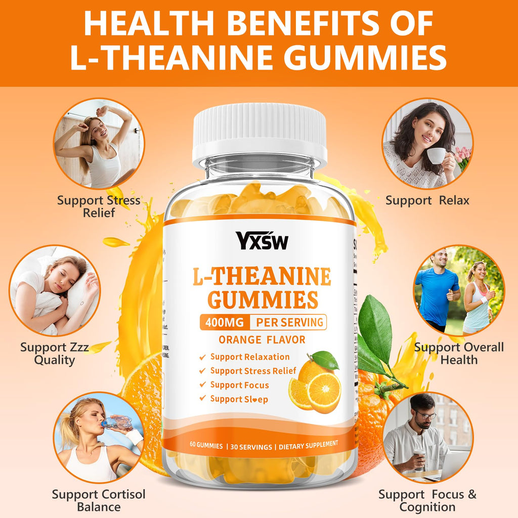 Delicious L-Theanine gummies for focus
