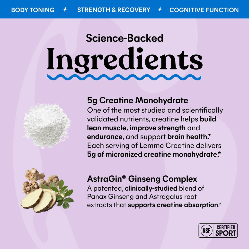 Delicious Lemme creatine gummies for recovery