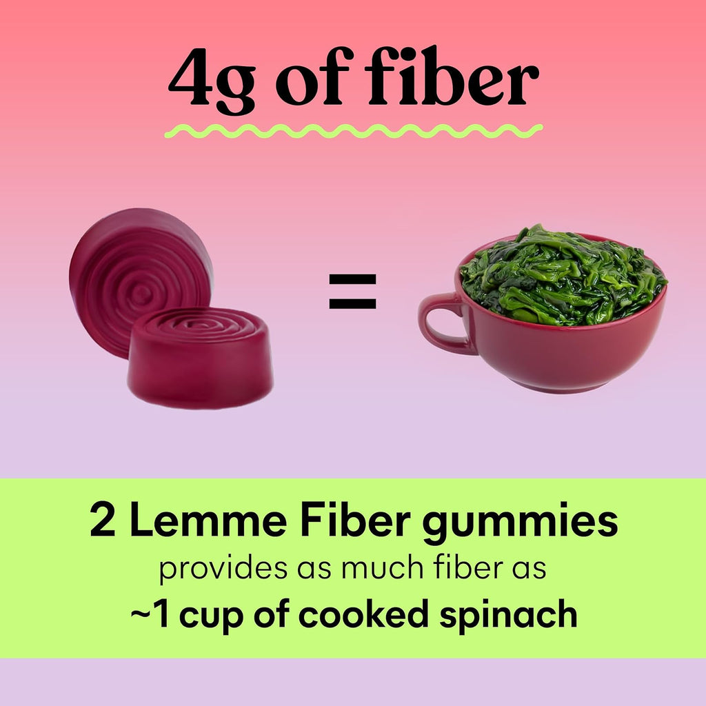 delicious Lemme fiber gummies