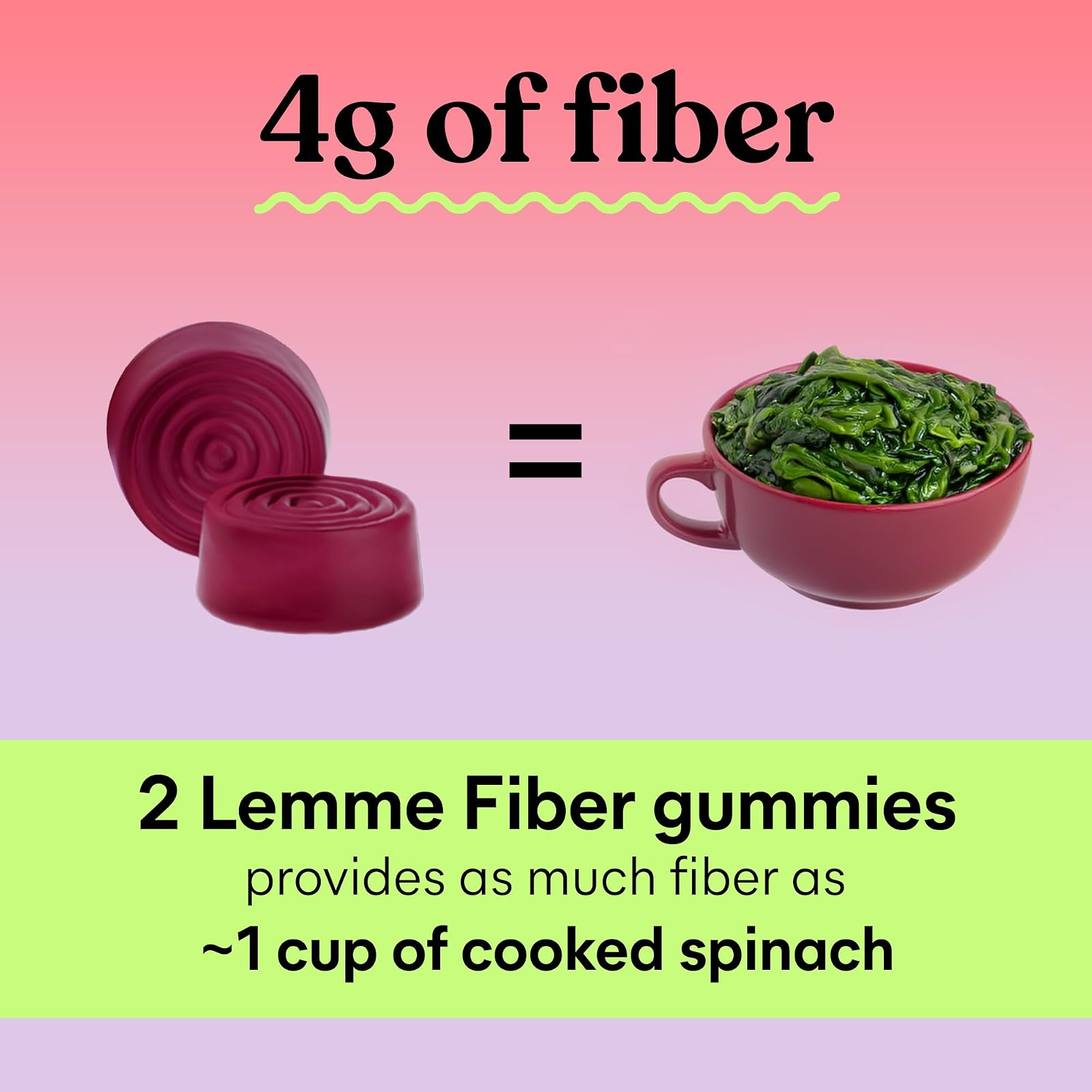 delicious Lemme fiber gummies